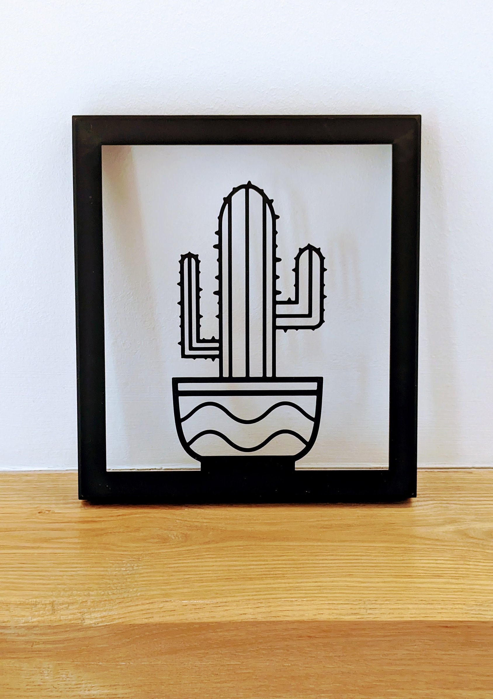 Cactus Wall Art 3D Printed Frames - Etsy