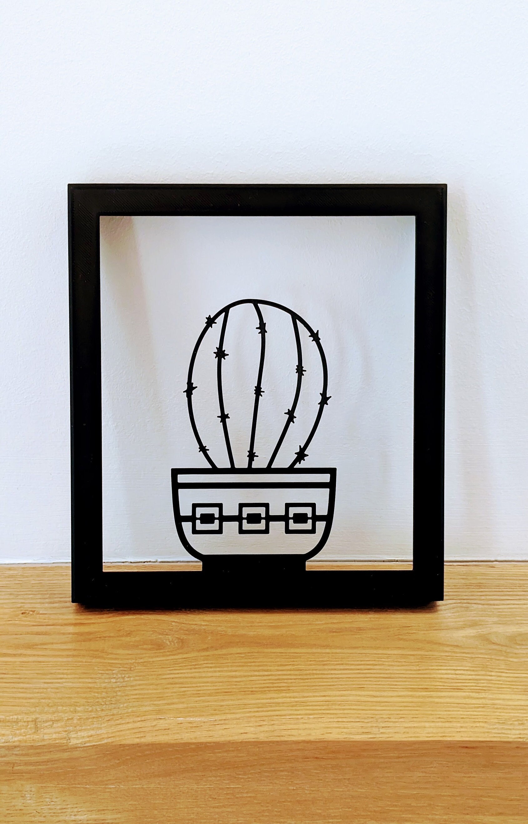 Cactus Wall Art 3D Printed Frames - Etsy