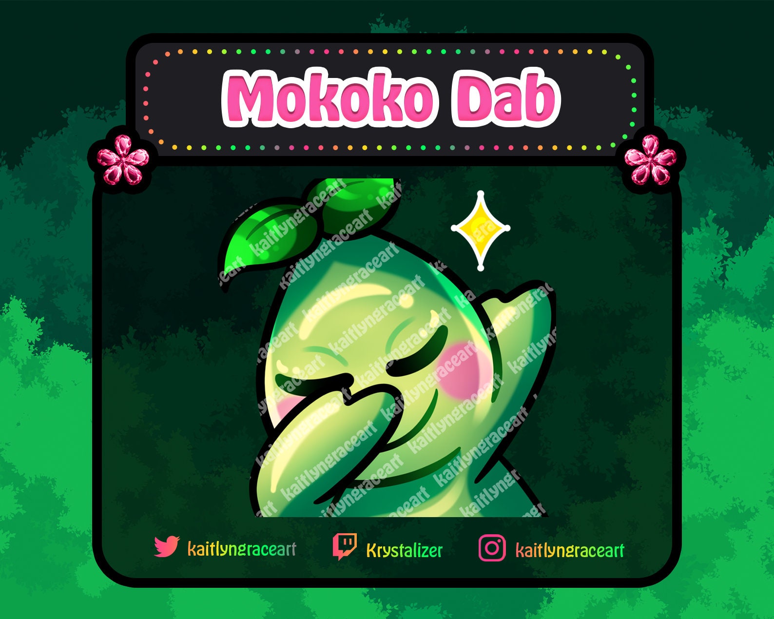 Twitch Emote Mokoko Dab / Lost Ark / Mokoko Seed / Discord - Etsy