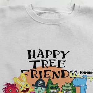 Happy Tree FRIENDS & ANIMATION Lover Funny Horror Cartoon SWEATSHIRT ...