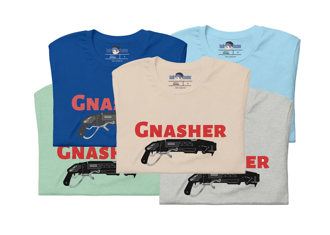 Unisex Gears Gnasher T-shirt Gamer Merch Gears of War Fan Gift for Him ...
