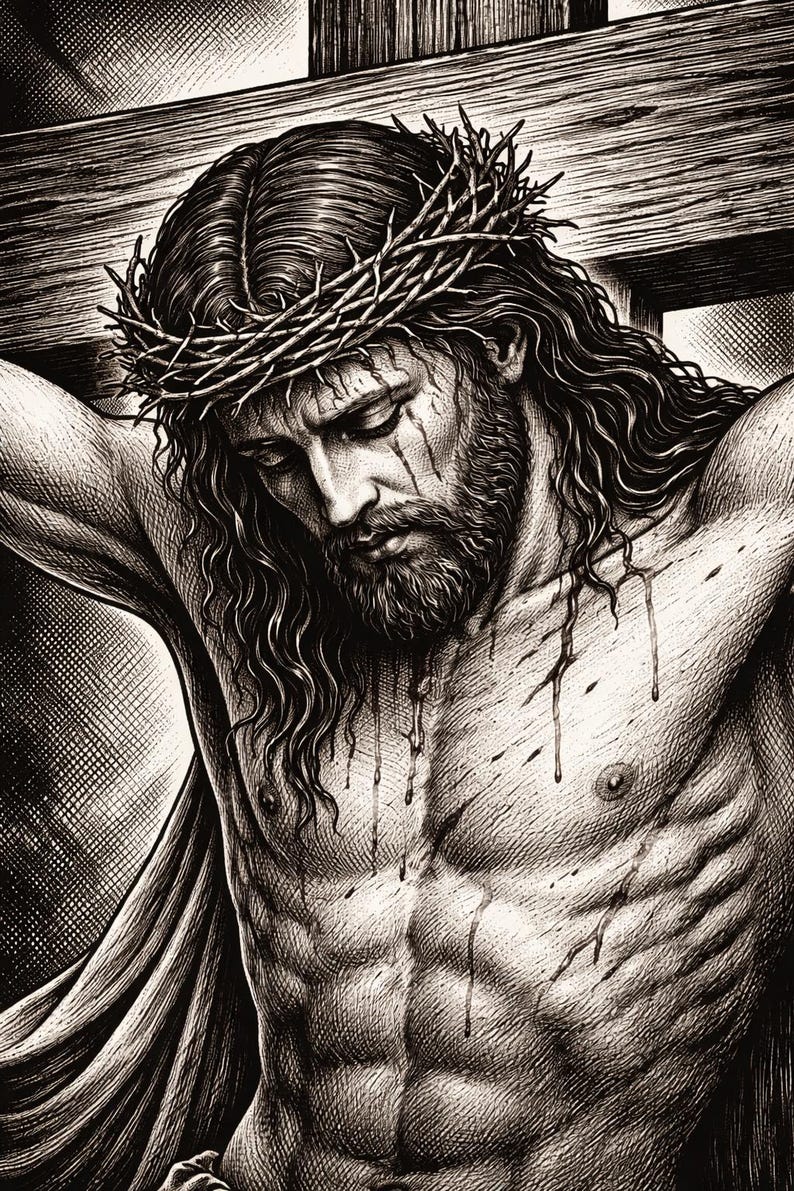 Jesus Christ Wood Burn & Laser Engraving PNG | Religious Digital ...