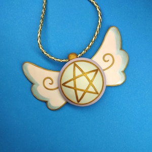 Emberlynn's Pentagram Necklace, Helluva Boss Jewelry, Akuma No Otto ...