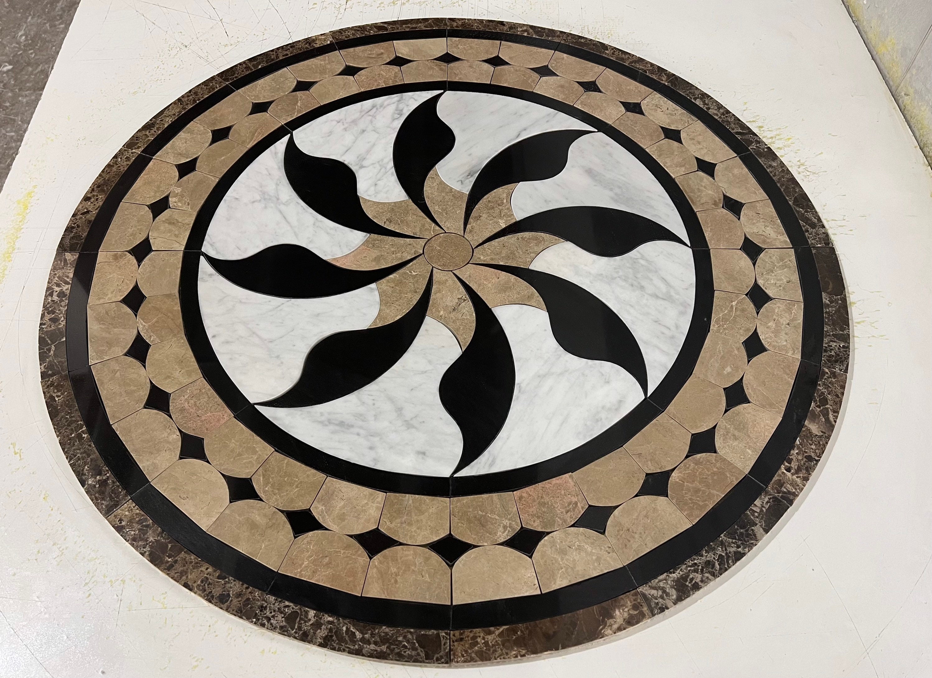 Floor Tile Medallion - Etsy