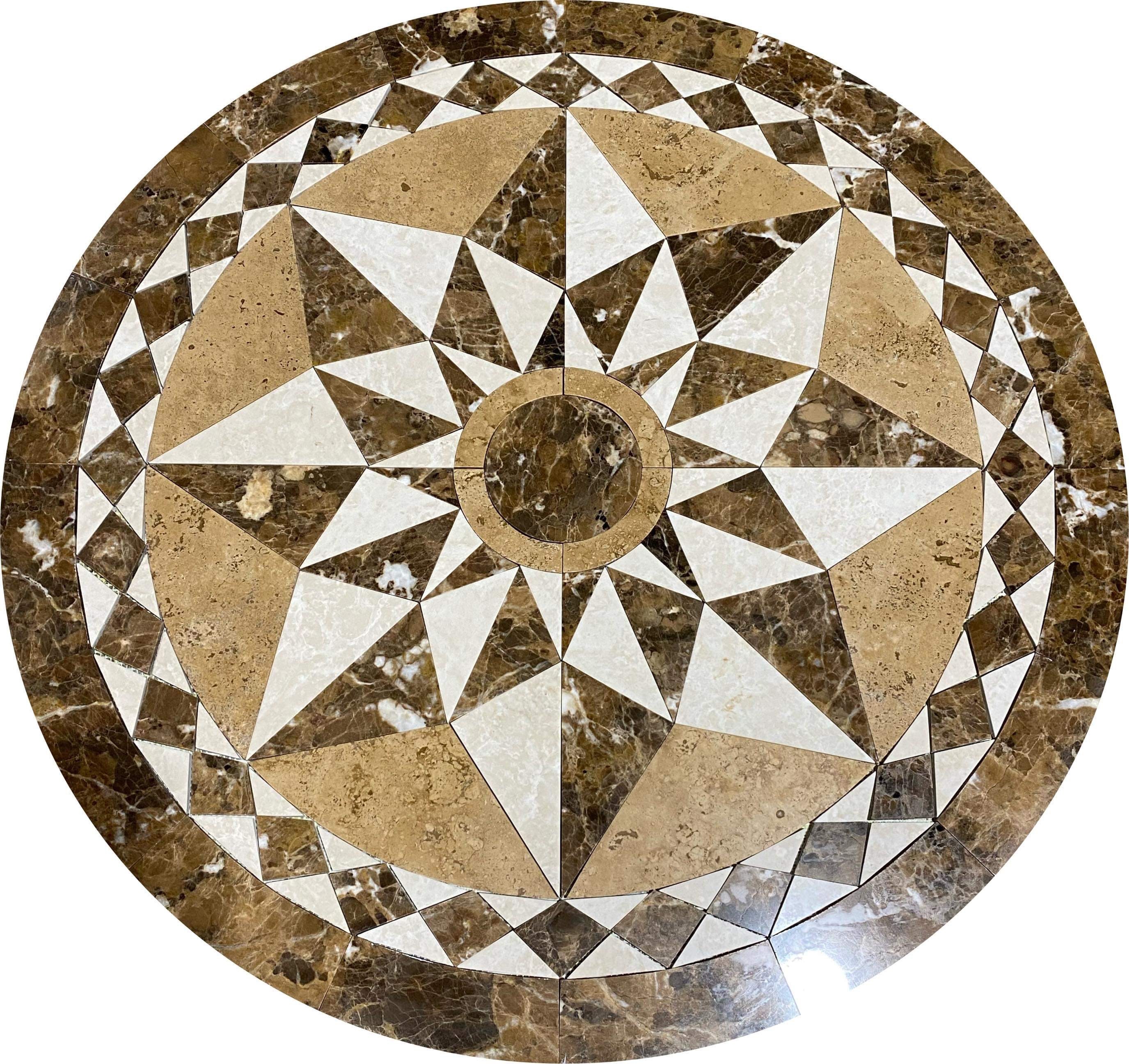 Floor Marble Medallion H8 - Etsy