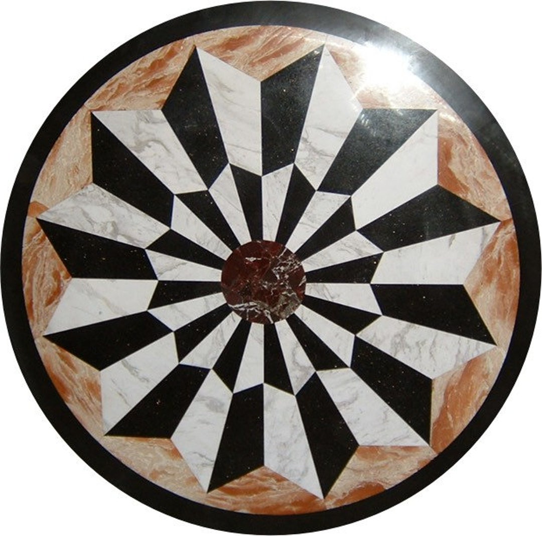 Marble Floor Medallion - Etsy