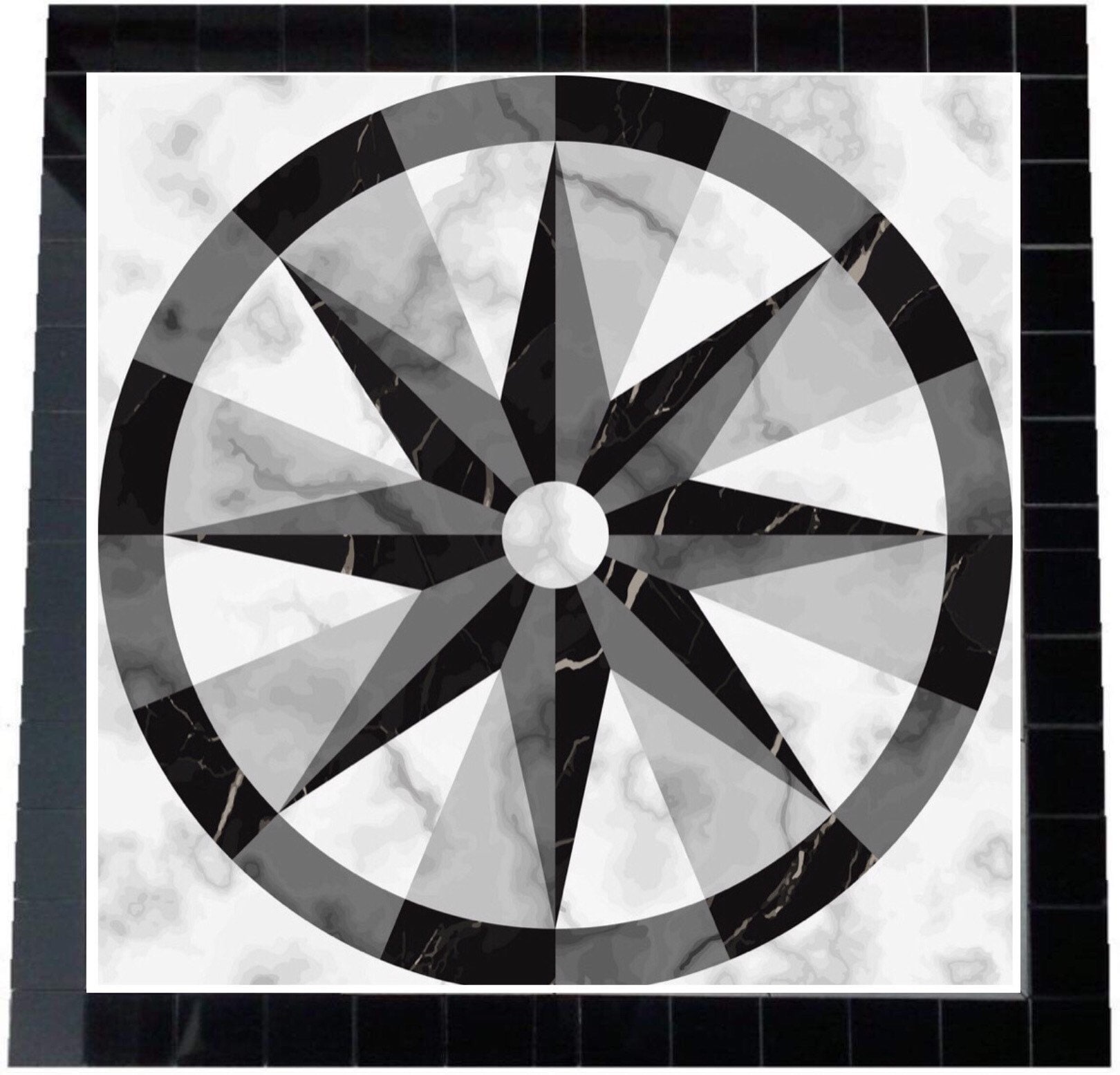 Floor Marble Medallion - Etsy