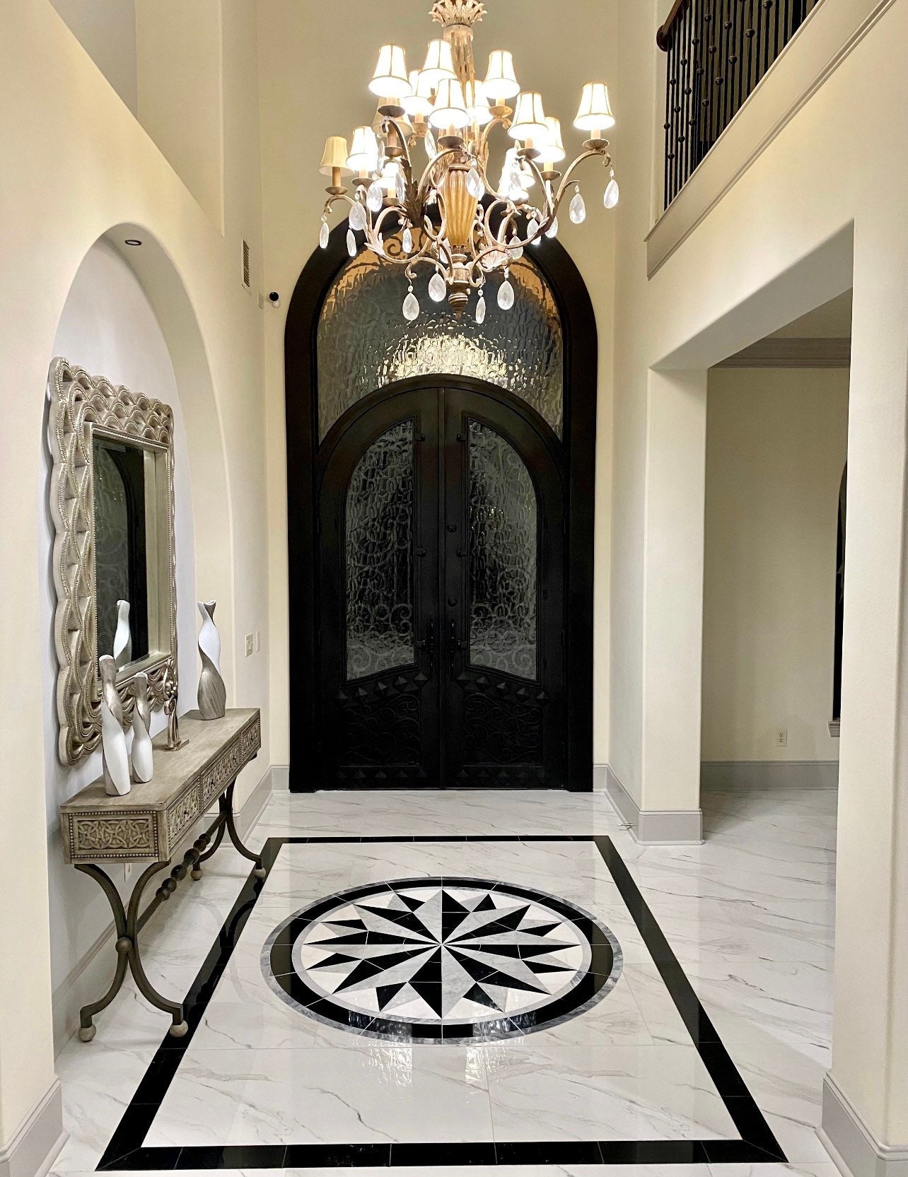 Floor Marble Medallion MDS54 - Etsy