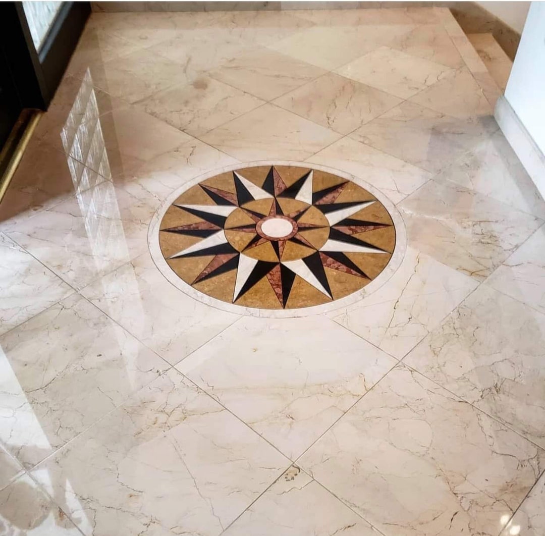 Floor Marble Medallion - Etsy