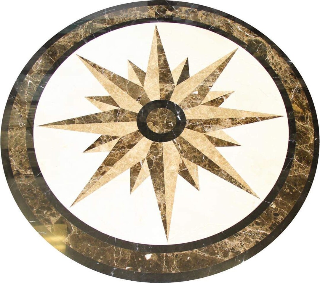 Floor Tile Medallion - Etsy