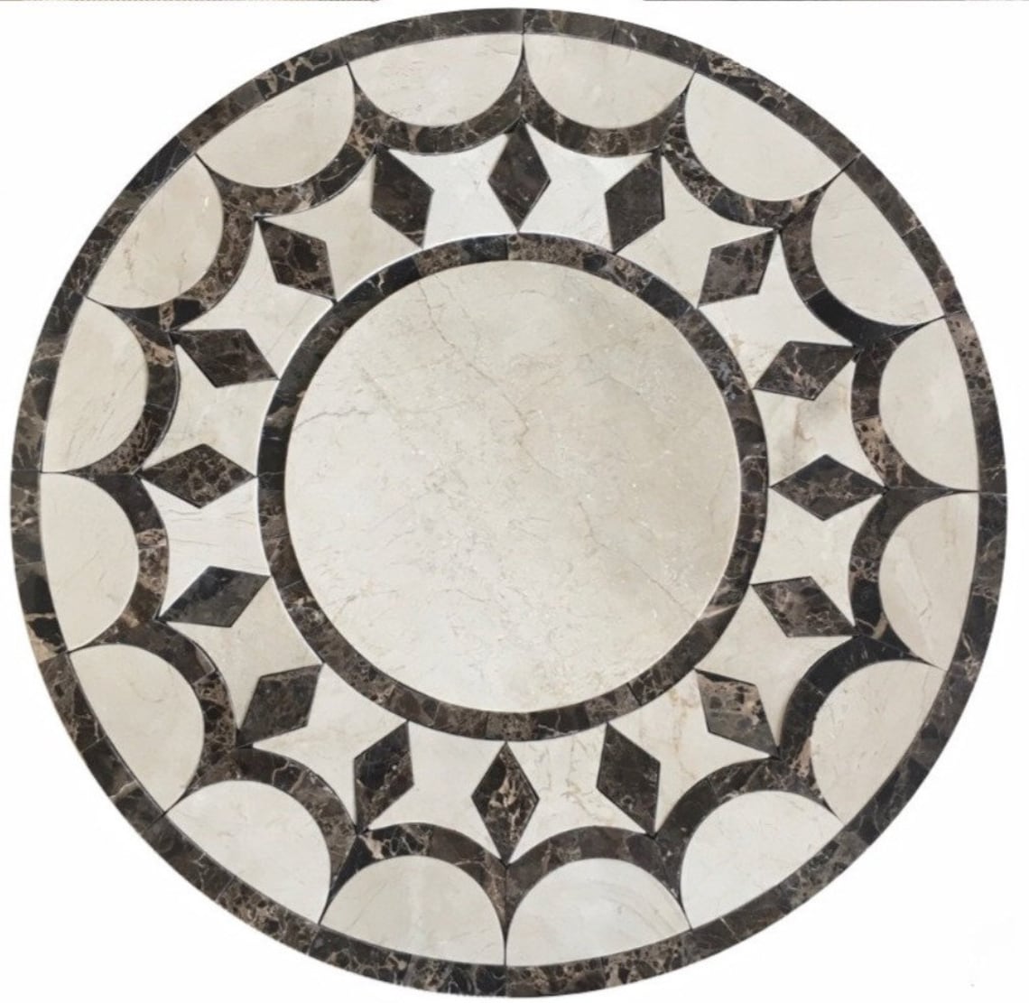 FLOOR MARBLE MEDALLION - Etsy