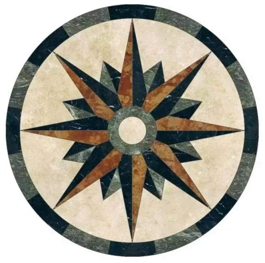 Floor Tile Medallion - Etsy