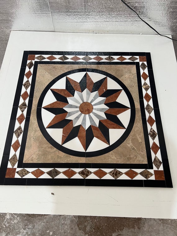 Floor Tile Medallion - Etsy