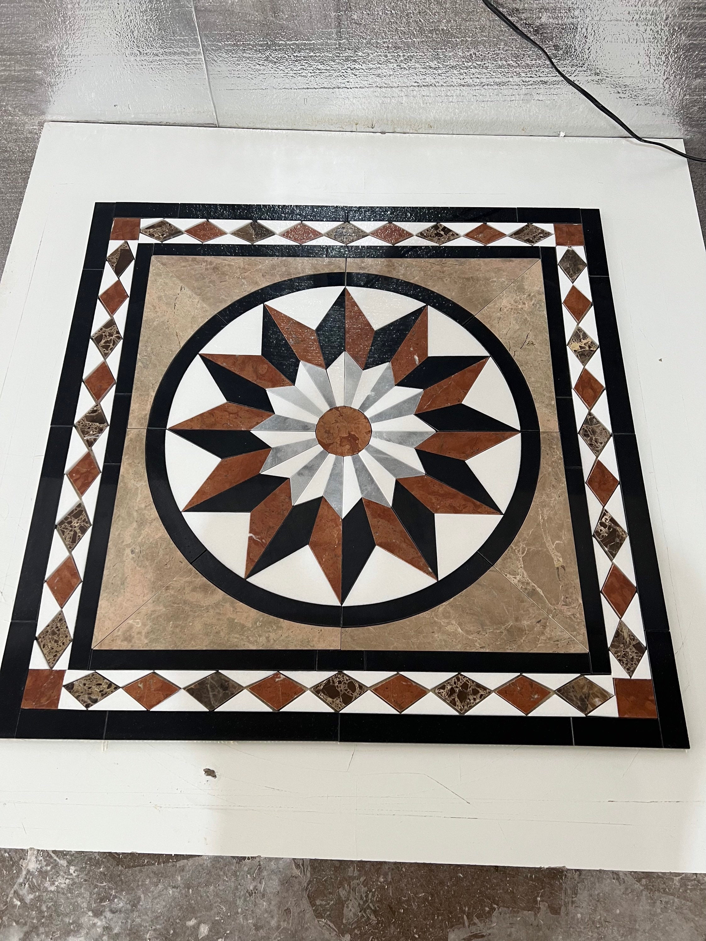 Floor Tile Medallion - Etsy