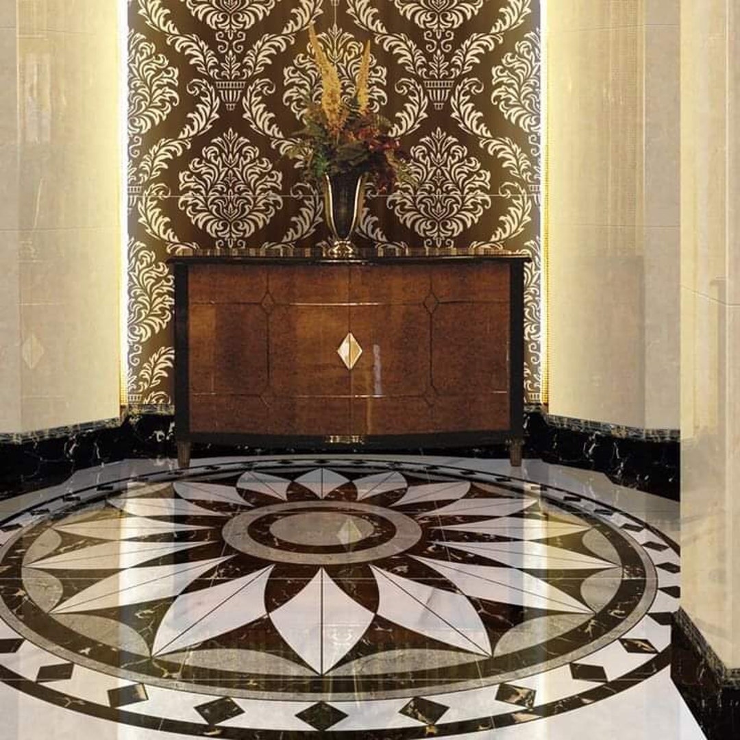 Floor Marble Medallion - Etsy