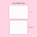 2025 Pink Monthly Calendar Template | Printable, Instant Digital ...