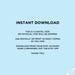 2025 Blue Yearly Calendar Template | Printable, Instant Digital ...