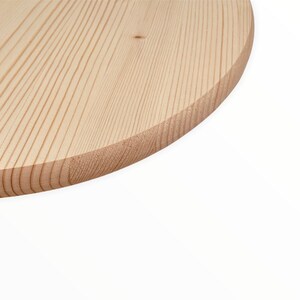 Unfinished Round Wood 15 Inches X 1 Inches Thickness Table Top, Stool ...