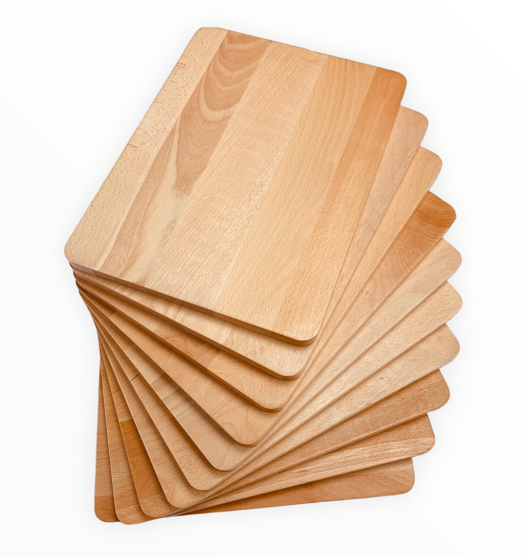 10 Beech Wood Cutting Board 12"x 9" X 5/8 Inches Thickness Blank for ...