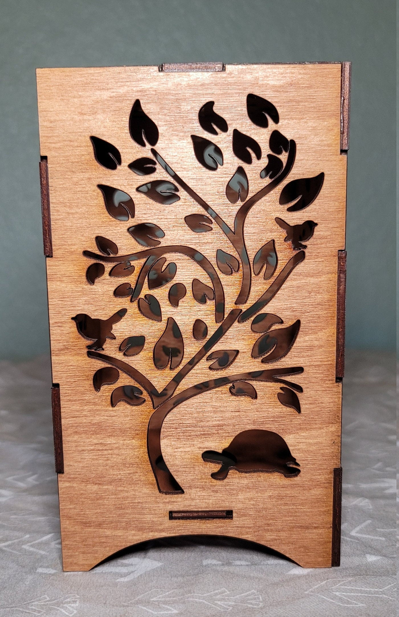 Tree & Tortoise Lamp, Light, Night Light, Desk Lamp - Etsy
