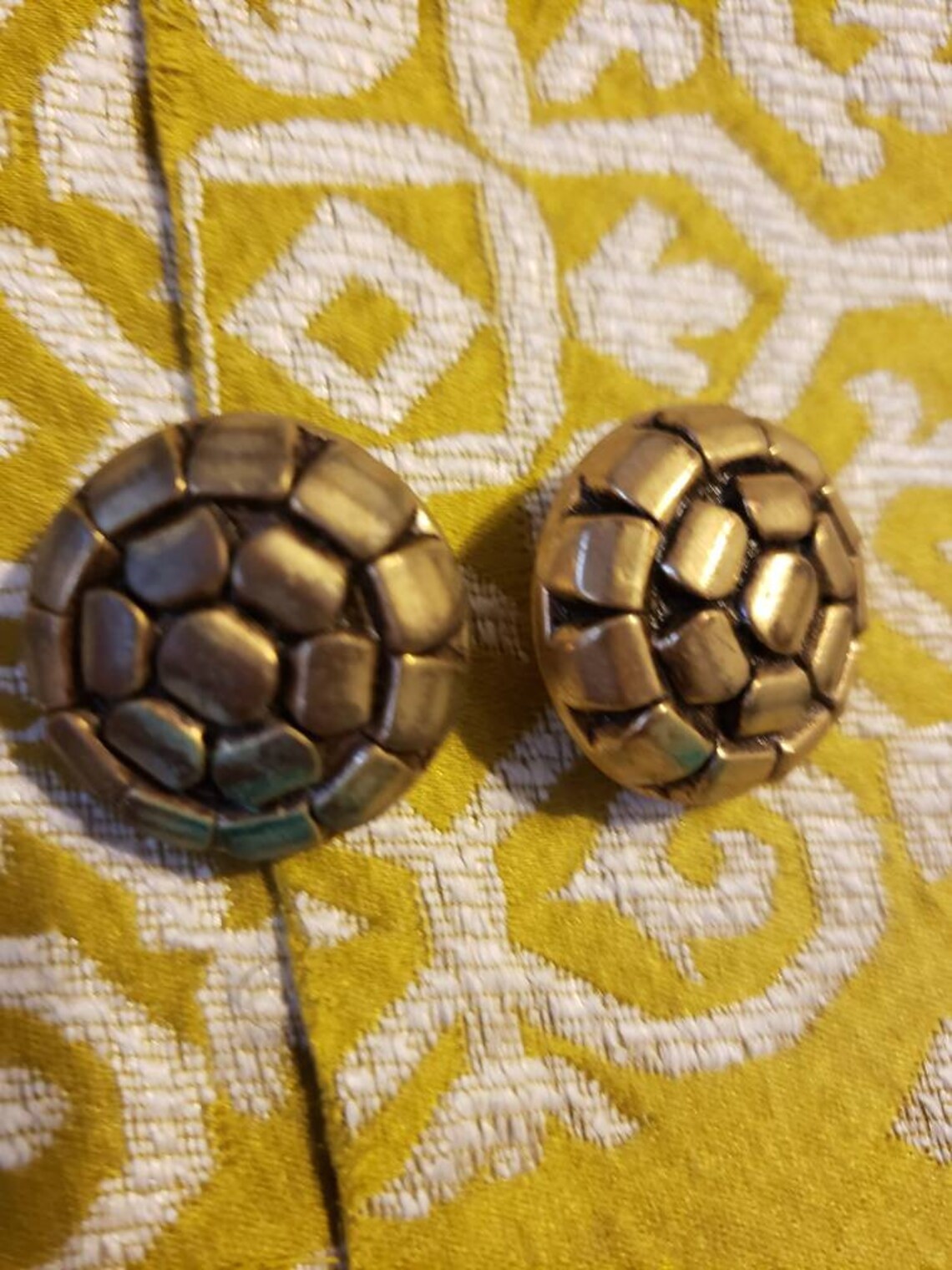 Vintage Soul Fabrics*vintage Gold Plastic Buttons*vintage Buttons ...