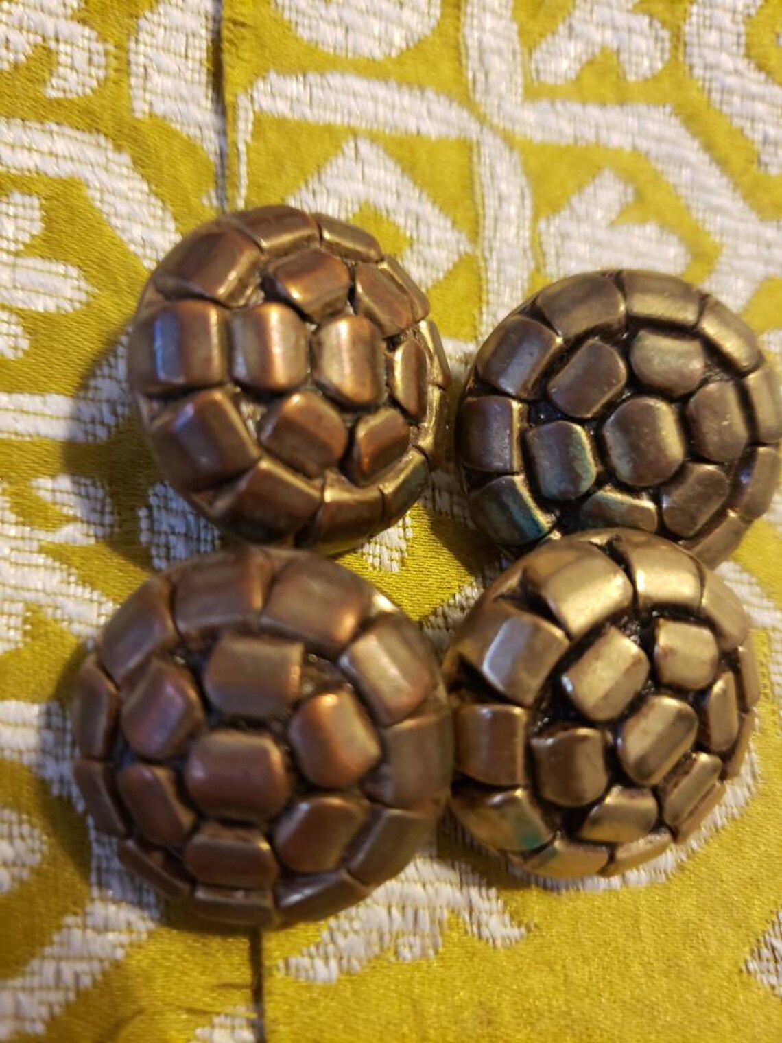 Vintage Soul Fabrics*vintage Gold Plastic Buttons*vintage Buttons ...