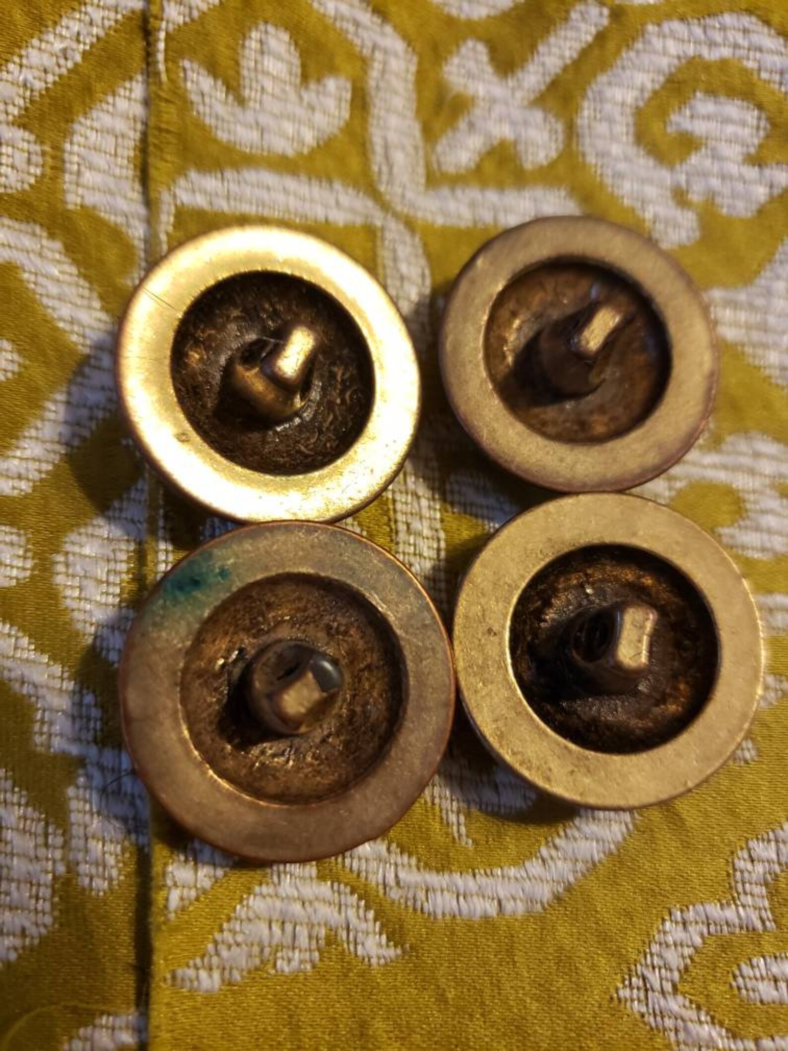 Vintage Soul Fabrics*vintage Gold Plastic Buttons*vintage Buttons ...