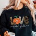 Love Fall Y'all Sweatshirt, Leopard Print Fall Shirt, Thanksgiving ...