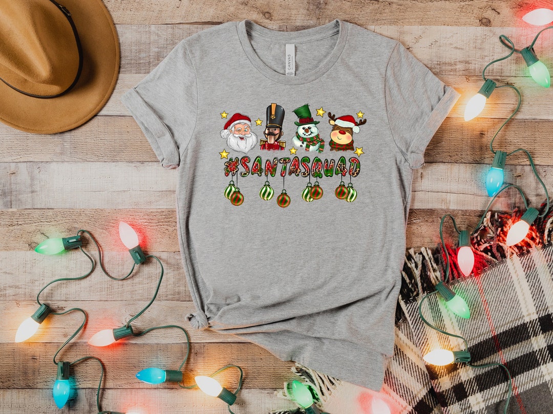 Santa Squad Shirt, Santa Shirts, Christmas Shirts, Family Christmas ...