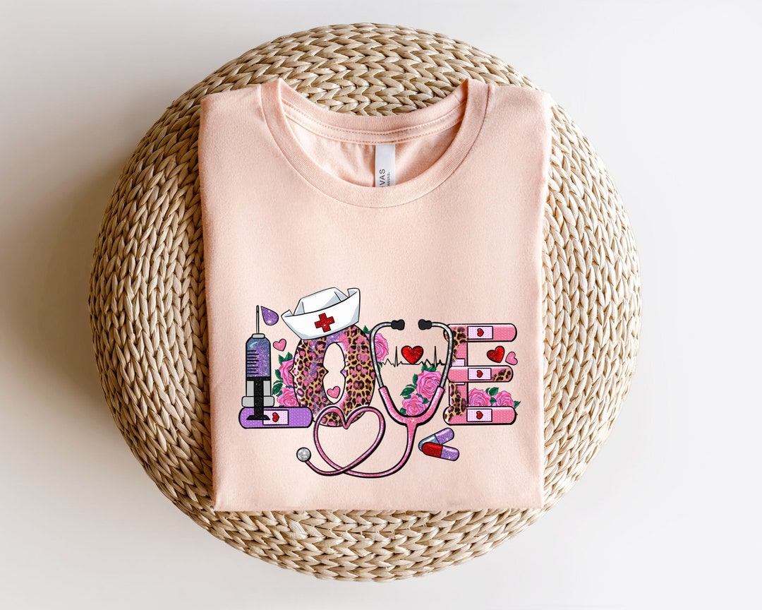 Nurse Love Shirt,valentines Day Nurse Gift,nurse Life,valentines Day ...