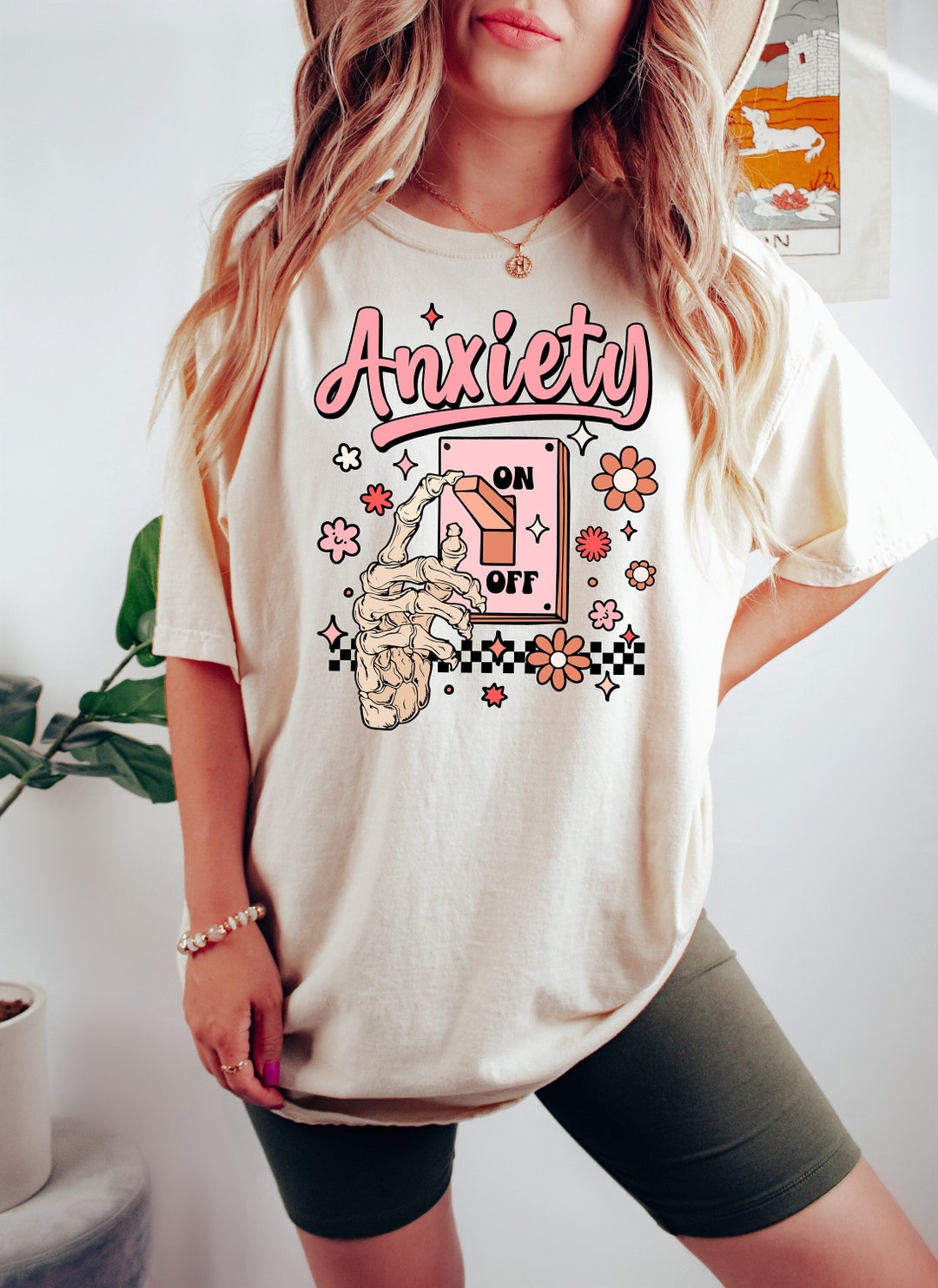 Anxiety on Shirt, Funny Shirt, Mental Health Awareness Shirt, Cute ...