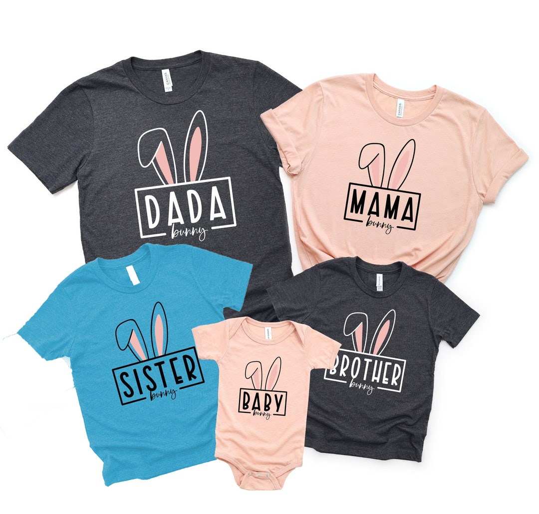 Bunny Family Shirts | Bunny Shirts | Family Matching T-shirts | Family ...