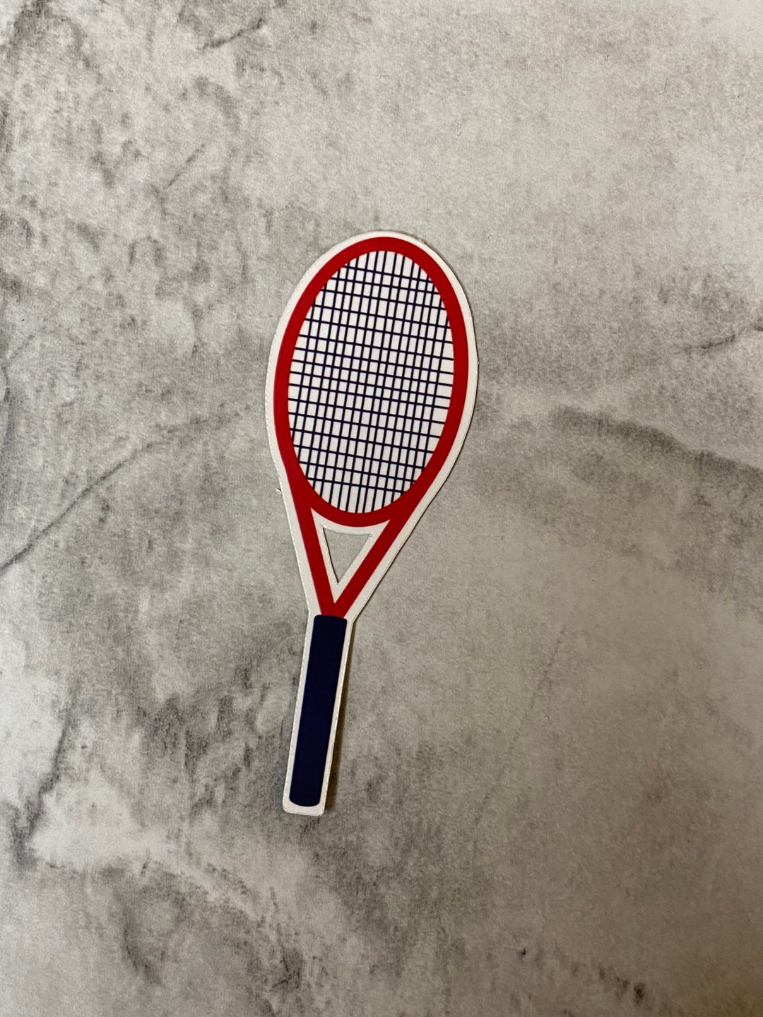 Tennis Racquet Sticker - Etsy