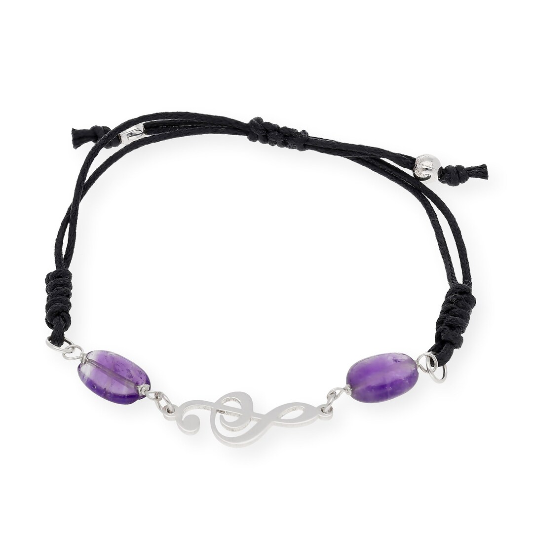 Musical Note Bracelet, Treble Clef Bracelet, Music Bracelet, Sterling ...