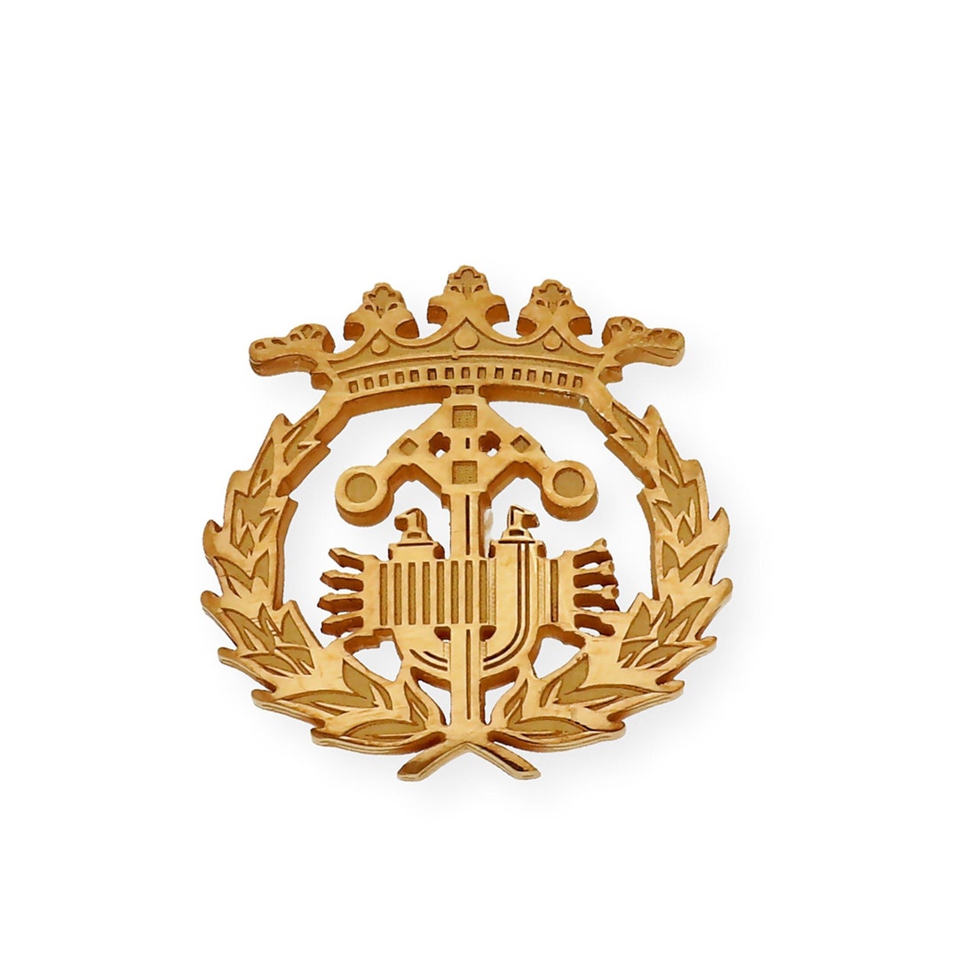 Industrial Engineering Pin Professional Badge 925 Sterling Silver, 18K ...