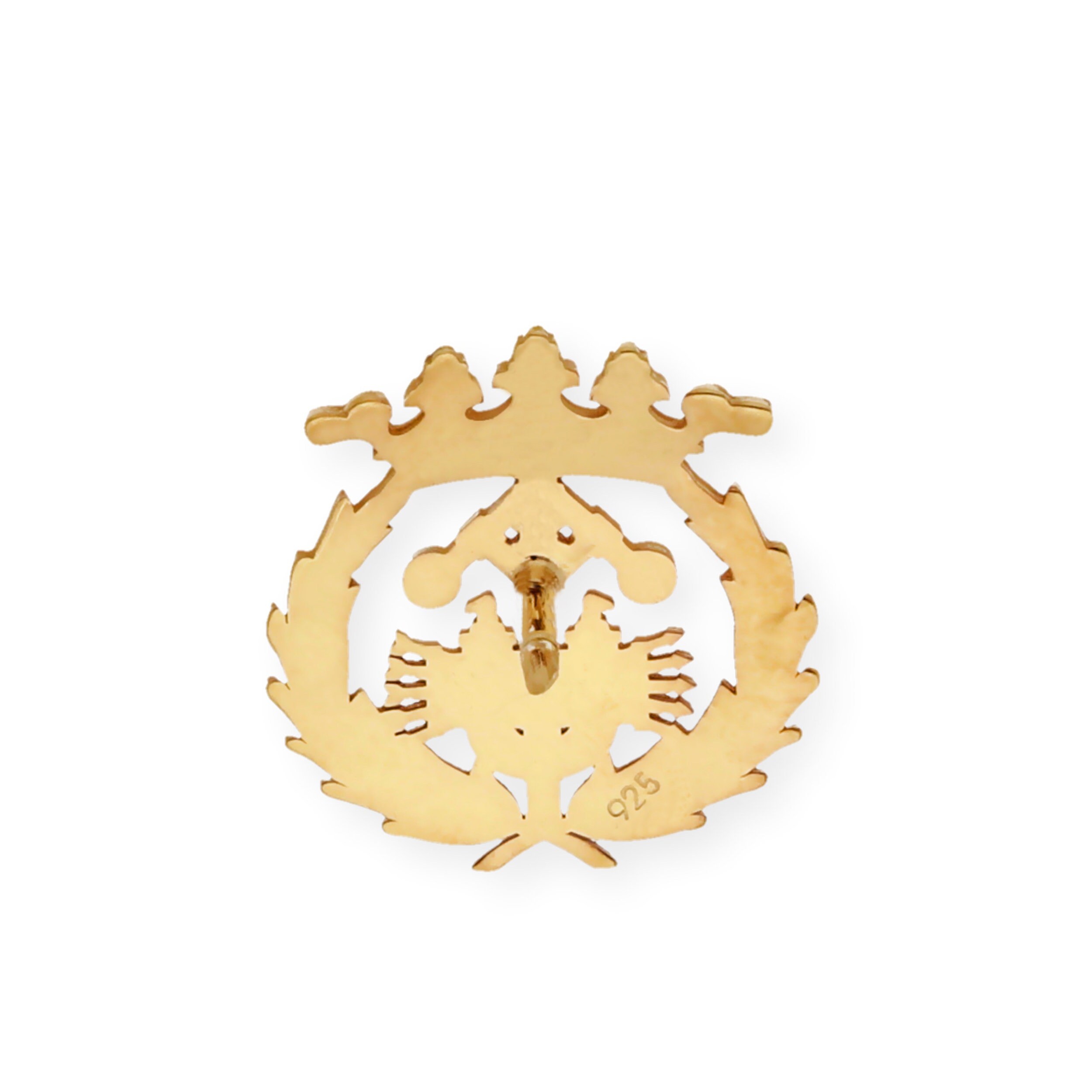 Industrial Engineering Pin Professional Badge 925 Sterling Silver, 18K ...