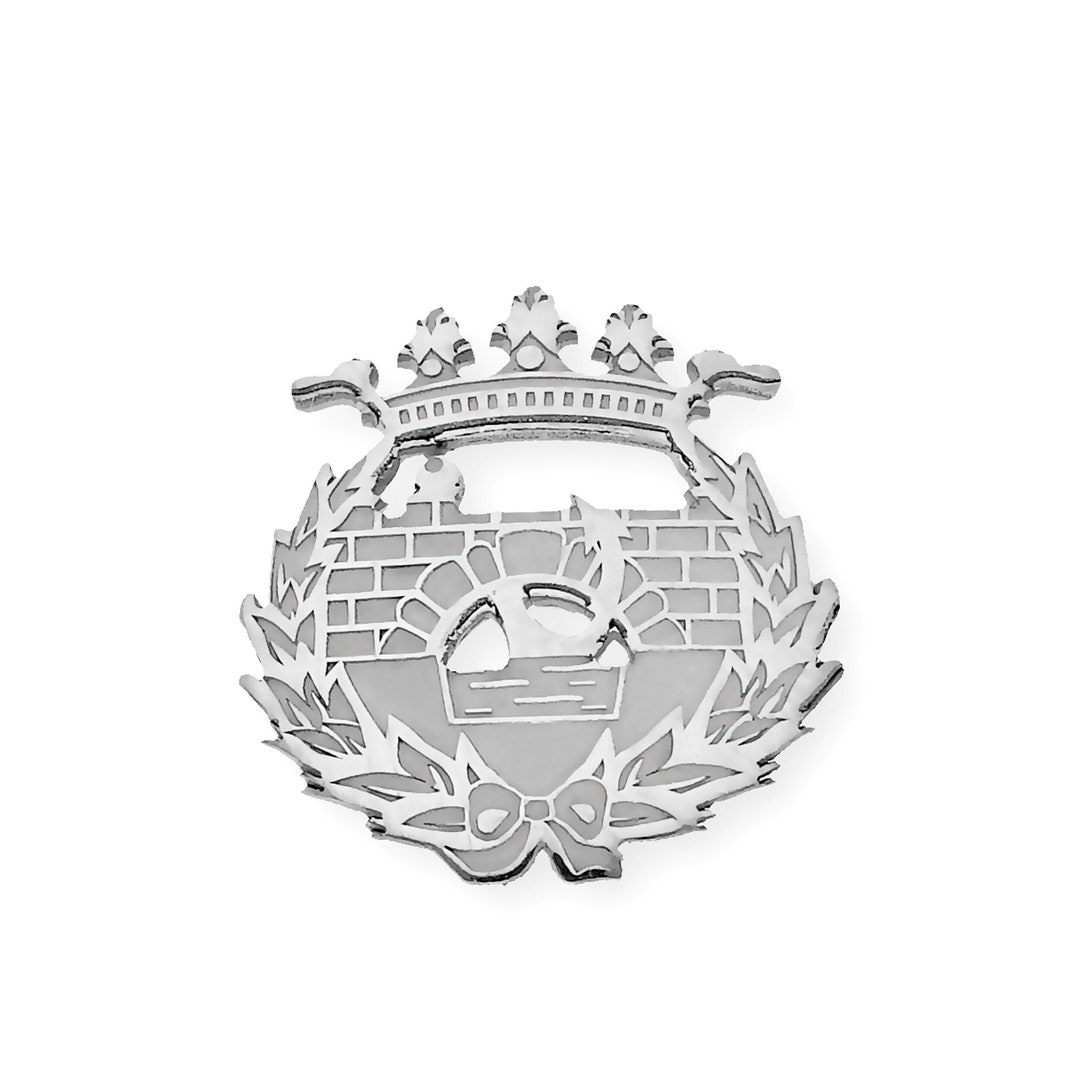 Civil Engineering Pin Professional Badge 925 Sterling Silver Handmade ...