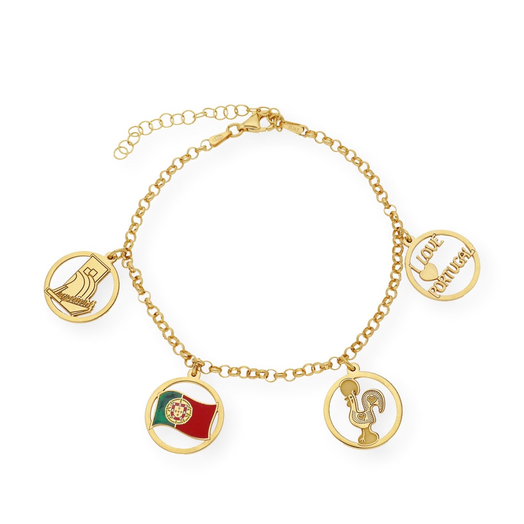 Portugal Bracelet, Portugal Charm, Portugal Gift, Portugal Souvenir ...