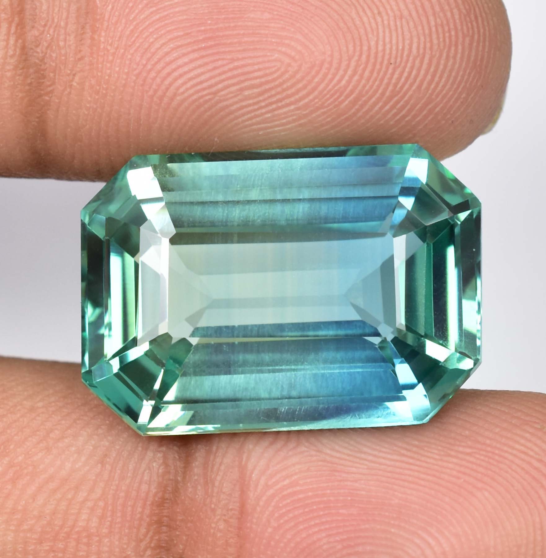 23 X 16 X 10 MM HUGE 38.40 Ct Flawless Bi-color Ceylon Parti - Etsy