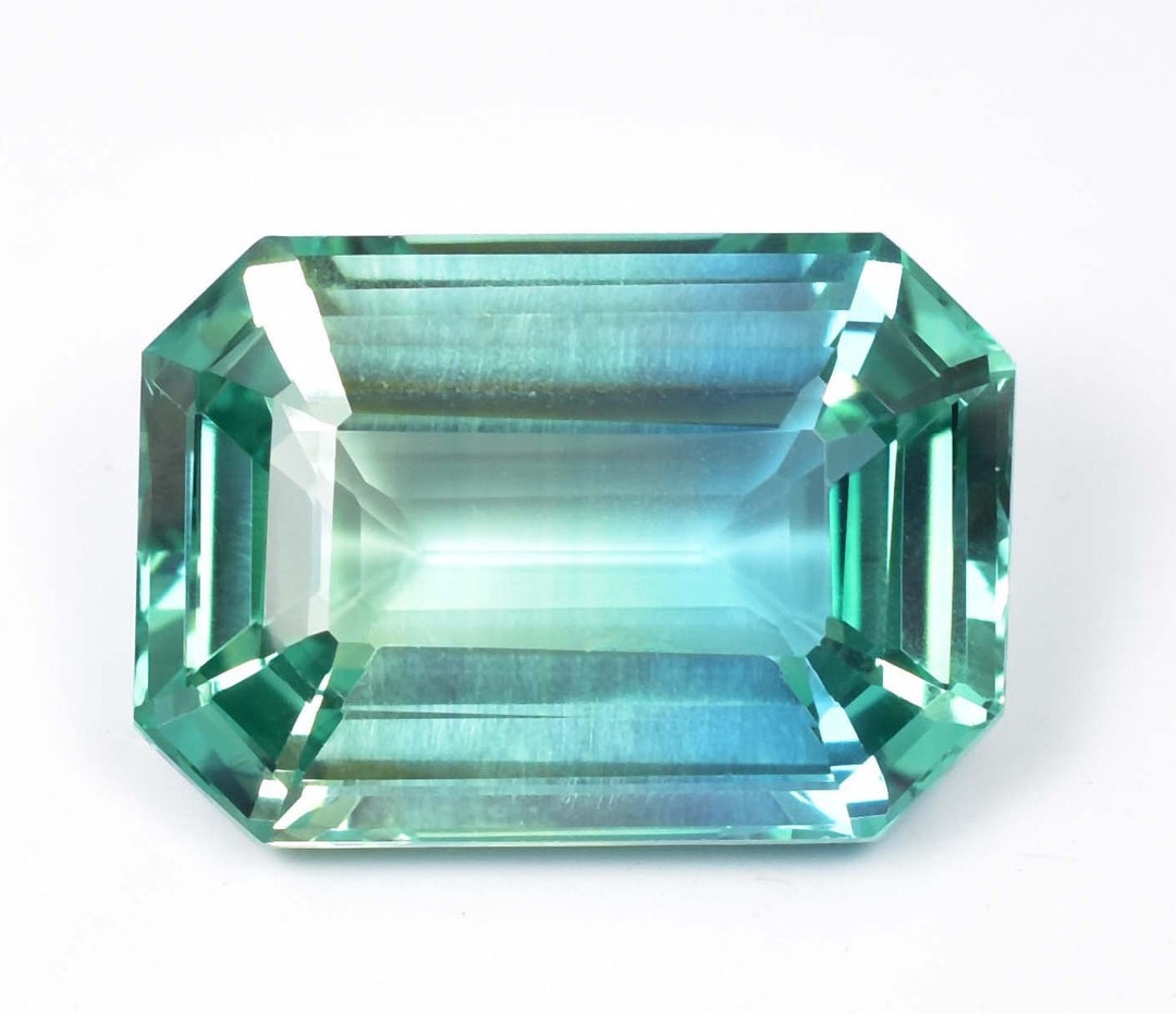 23 X 16 X 10 MM HUGE 38.40 Ct Flawless Bi-color Ceylon Parti - Etsy