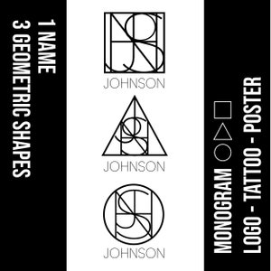 Name Tattoo, Monogram Logo, Personalized Logo, Name Logo, Monogram ...