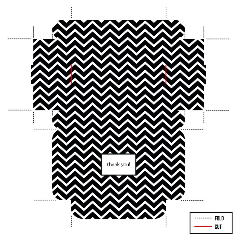 Box Template, Packaging Box, Ready to Printable, 30x40cm Box Template ...