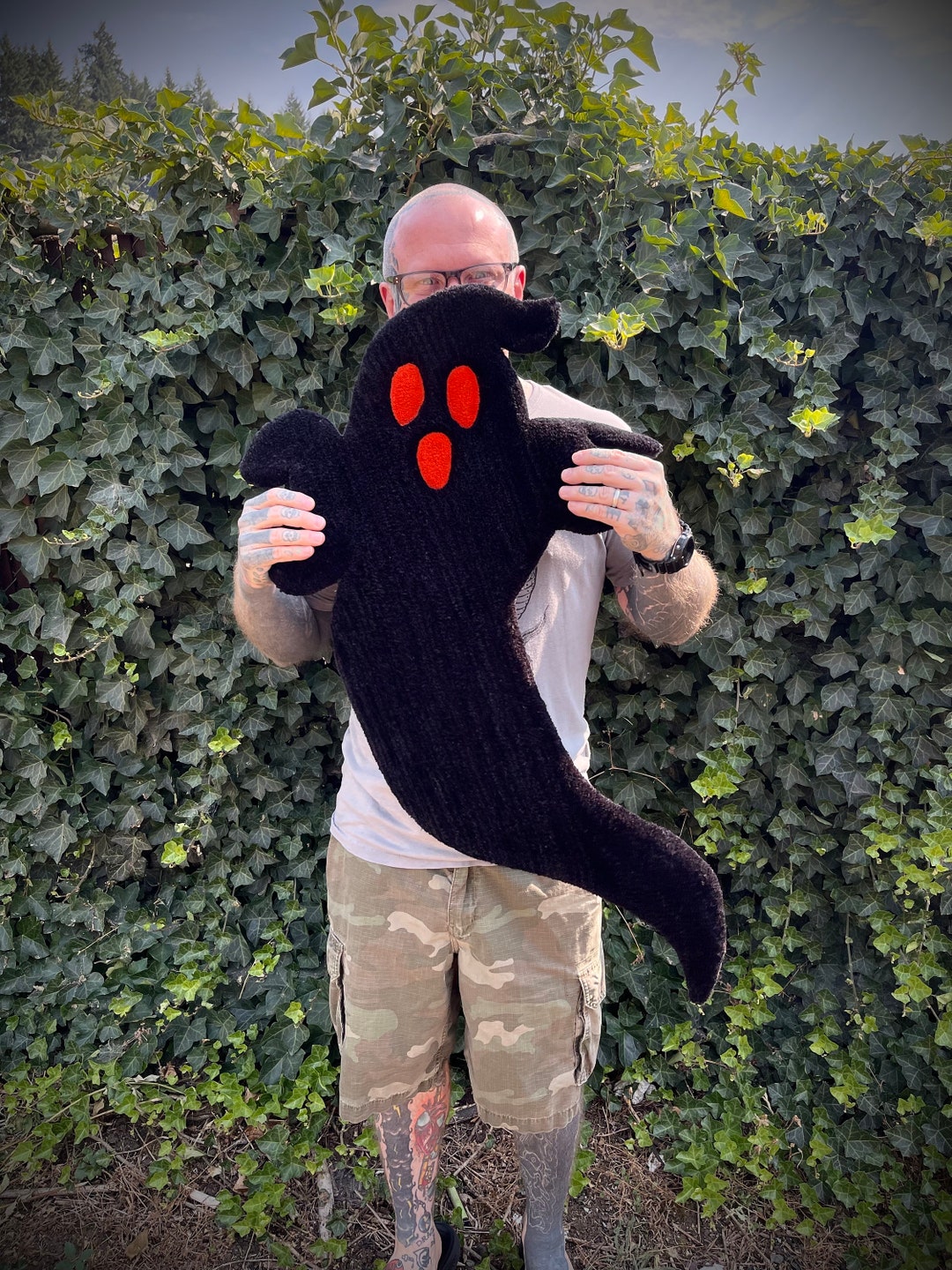 Spooky Little Handmade Tufted Ghost Rug - Etsy