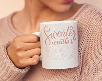 Sweater Weather Coffee Mug - Etsy