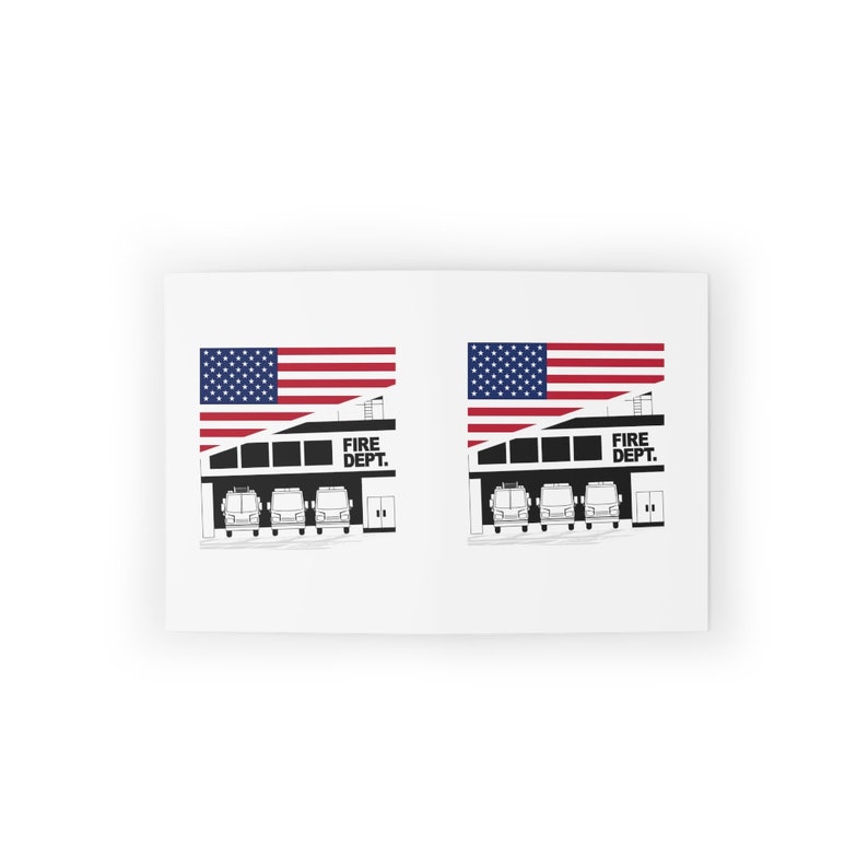 Fire Department Thank You Card Printable Firefighter - Etsy