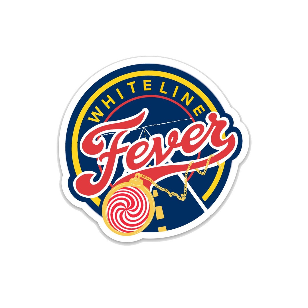 White Line Fever - Highway Hypnosis Sticker | Fan Art Billy Strings and ...