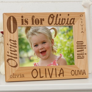Alphabet Name Personalized Frame - Etsy