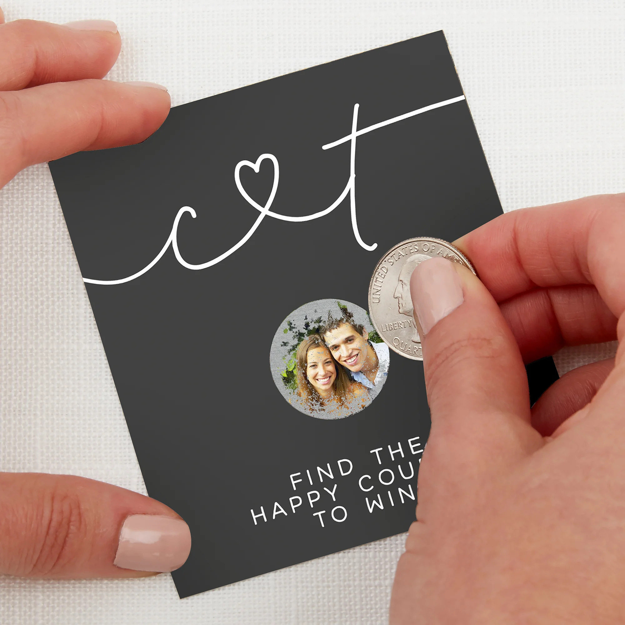 Drawn Together by Love Personalized Scratch off Game - Etsy