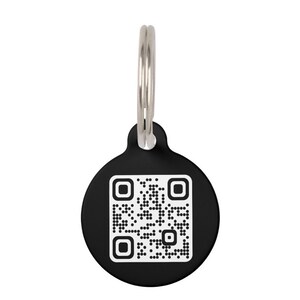 Custom Tag ID for Dog or Pet With QR Code. Free Website to Display Your ...