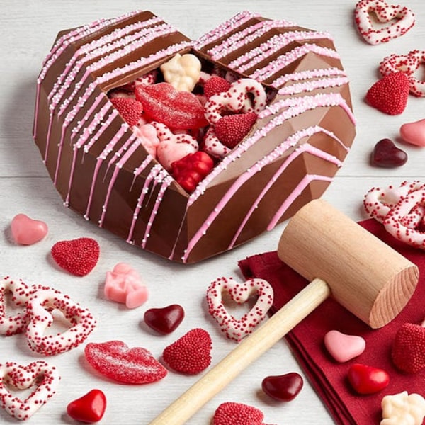 Chocolate Breakable Heart Etsy